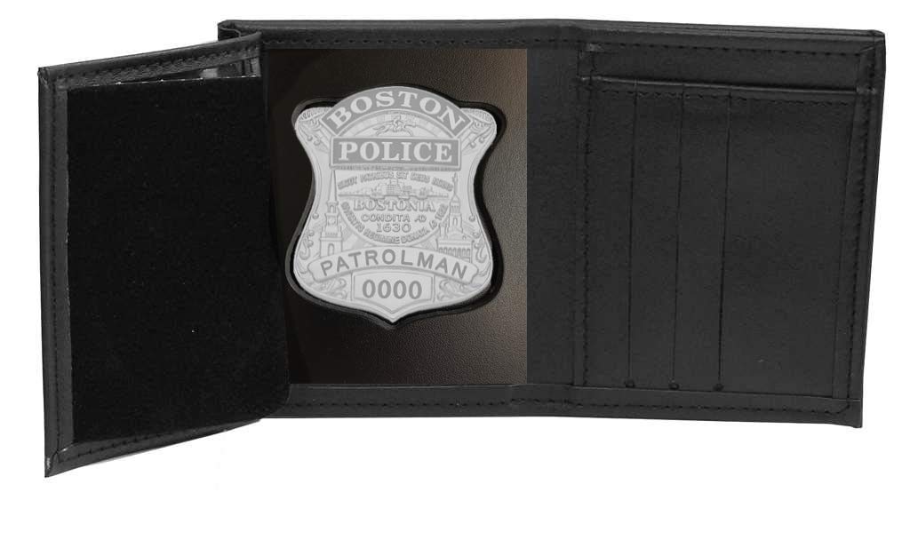 Perfect Fit Boston Police Recessed Badge Wallet