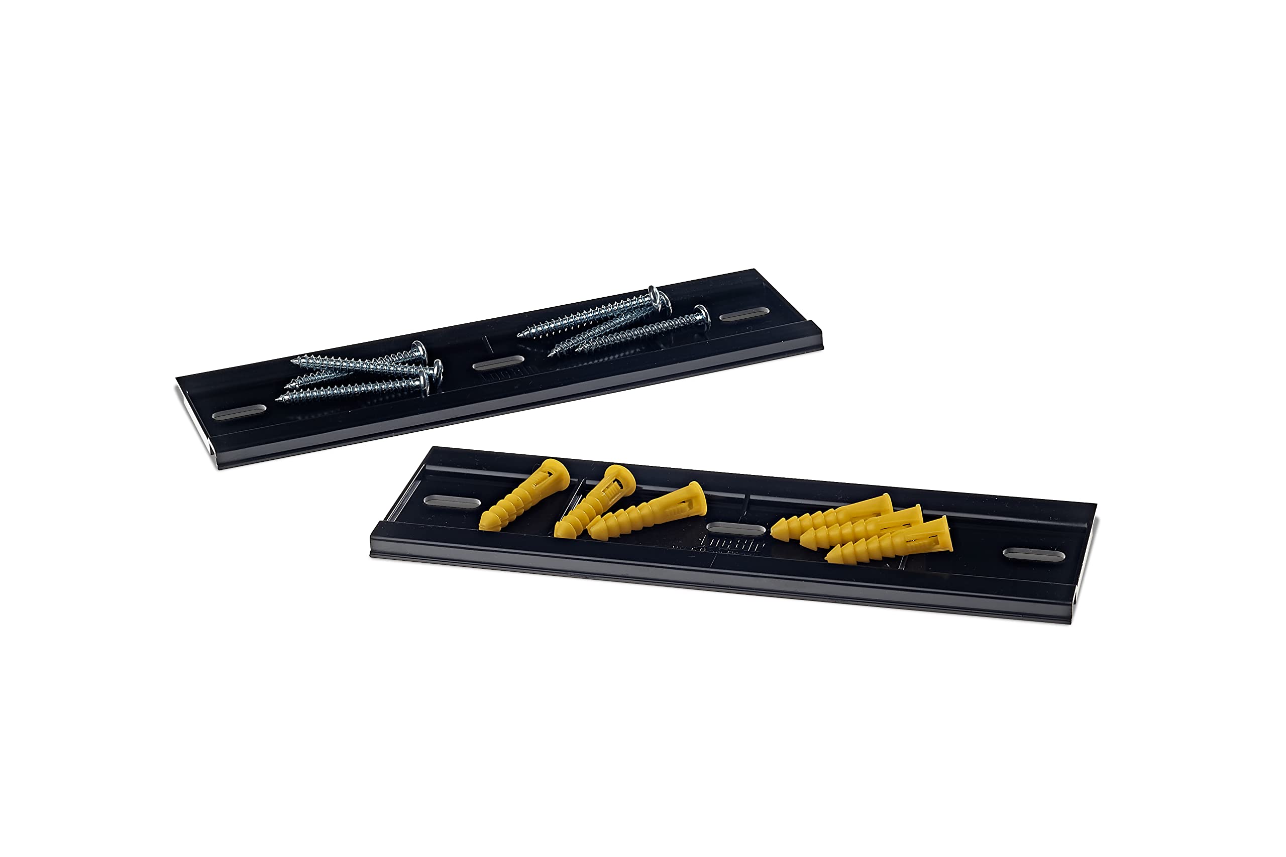 Triton Products 5-600 LocBin Polypropylene Bin Wall Hanger with Hardware, Black, 2 Count