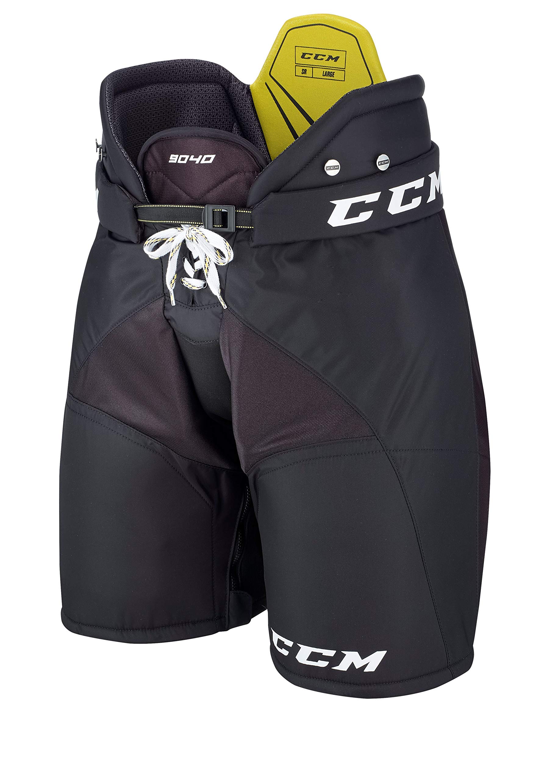 CCM Unisex HP9040 Jr Tacks Ice Hockey Pants, Junior, Black, L