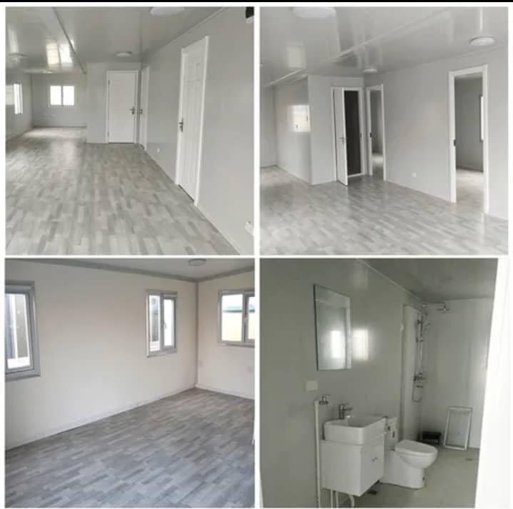 Generic 40Ft prefabricated Mobile House for sale, Foldable House,Modern Design,Prefabricated House WithBathRoom, Kitchen and Living, Gray