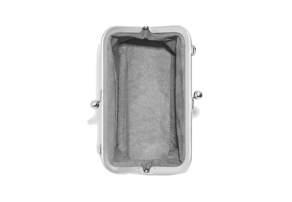 COACH Women's Nora Kisslock Crossbody (Metallic Silver)