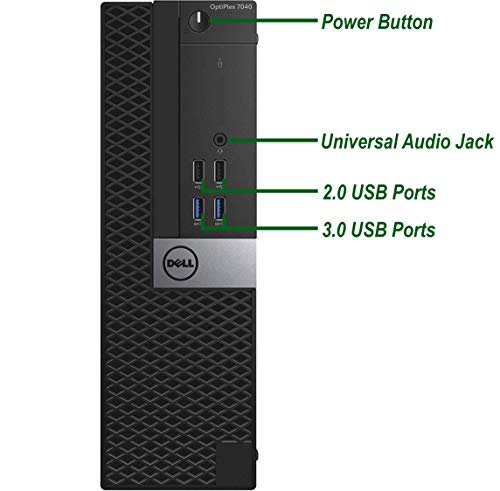 Dell OptiPlex 7040 SFF Computer Desktop PC, Intel Core i5 6500 3.2GHz, 16GB Ram, 256GB NVMe SSD,Keyboard & Mouse, WiFi | Bluetooth, HDMI, New Dual 19" LCD Monitor, Win 10 Pro (Renewed)