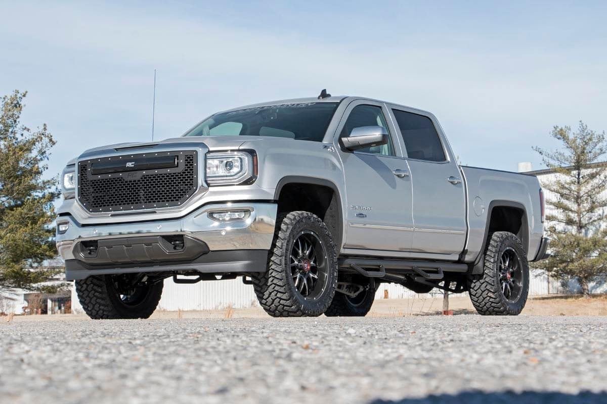 Rough Country Traction Bar Kit for 2007-2018 Chevy/GMC 1500 4WD - 1069 Black