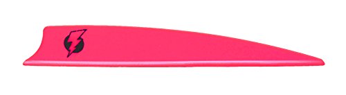 Bohning 3.5" Bolt Vane Hot Pink 3.5" Sheild Cut Bolt Vane, 36pk