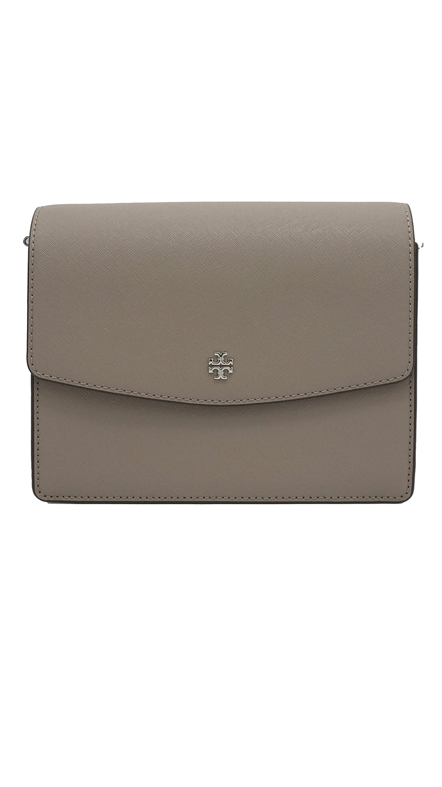 Tory Burch 61450 Grey Heron/Stainless Steel Hardware Emerson Envelope Women's Adjustable Shoulder Bag