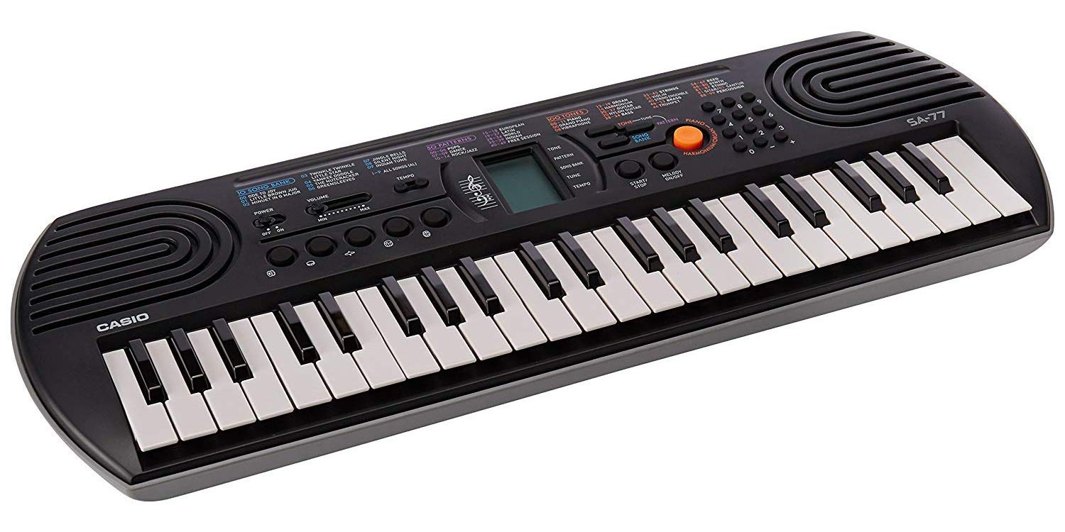 Casio 44 Key SA-77 44 Key Mini Personal Keyboard, 44 Key ( (Renewed)