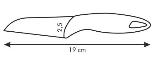 Tescoma Kitchen Knife Cm 8 "Presto, Assorted, 25.7 x 1.5 x 6.5 cm