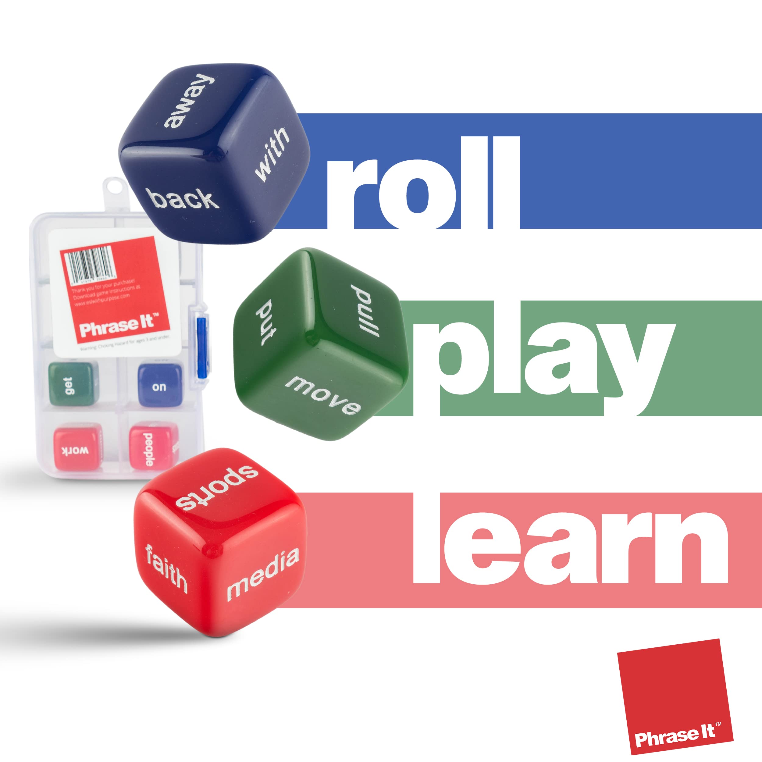 Phrase It ESL English Grammar Dice Game for Teachers and Students
