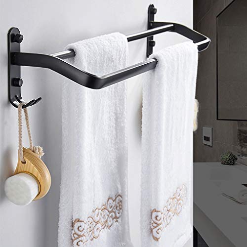 DFHBFG Kitchen Hanging Rack Suction Pad, Reusable, Easy to Install, Easy-Cleaning, Perfect for Bathroom and Kitchen (Black)