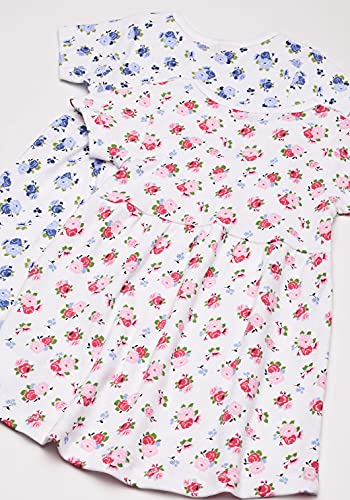 Luvable Friends Baby Girls' Cotton Dress, Floral, 0-3 Months