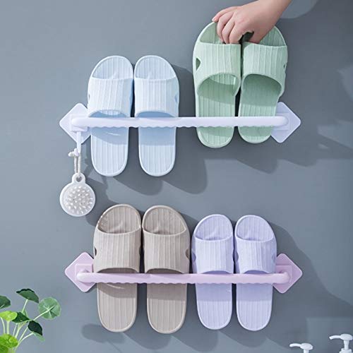 DFHBFG Towel Rack Kitchen Bathroom Towel Rack Suction Cup Toilet Single Rod Hanging Towel Bar Bath Towel Bathroom Shelf (Color : E)