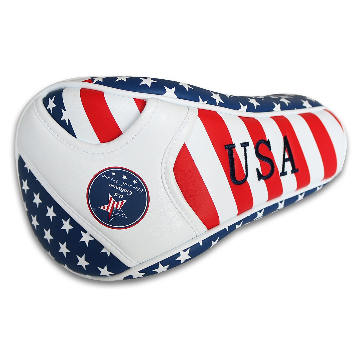 Craftsman Golf Stars and Stripes Black and Gray US Style Patriotic Head Covers for Woods and Driver, Hybrids …