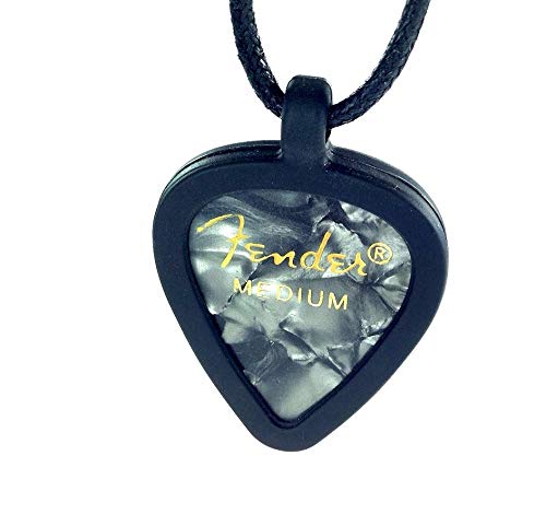 Pickbandz Necklace Silicone Guitar Pick Holder in Epic Black - Double Sided - Fits All - Fully Guaranteed - Rock What You Love With Pickbandz