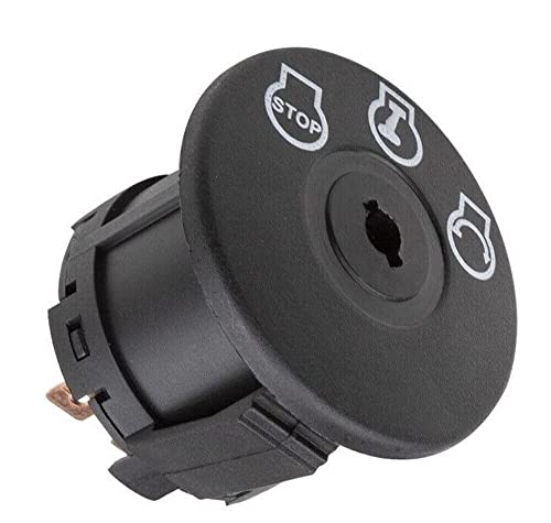 NITOYO Lawn Mowers Tractor Ignition Switch with Two Keys Compatible with Cub Cadet, Riding Lawn Mowers, Troy-Bilt, MTD, Craftsman, Husqvarna, Delta, JD Riding Lawn Mower 9, 925-04659,725-04659