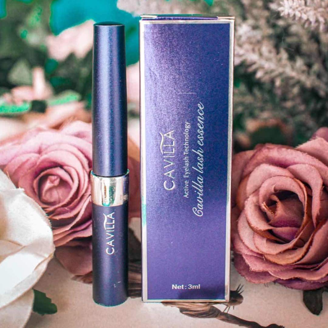 CAVILLA Eyelash Growth Serum for Lash and Brow Irritation Free Formula Eyelash Growth Enhancer & Brow Serum with Biotin & Natural Growth Peptides