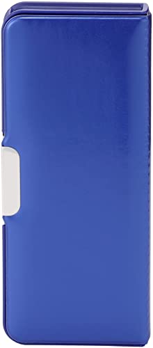 Kutsuwa CH203MB Pittton Pencil Case, 2-Door, Marine Blue
