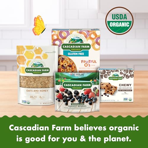 Cascadian Farm Organic Vanilla Chip Chewy Granola Bars, 6 Bars, 7.4 oz.