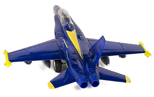 United States Navy Blue Angels F/A-18 Super Hornet Fighter Jet 9inch Die Cast Model w/Pullback Action #1, 2, 3, 4, 5, and #6 Set