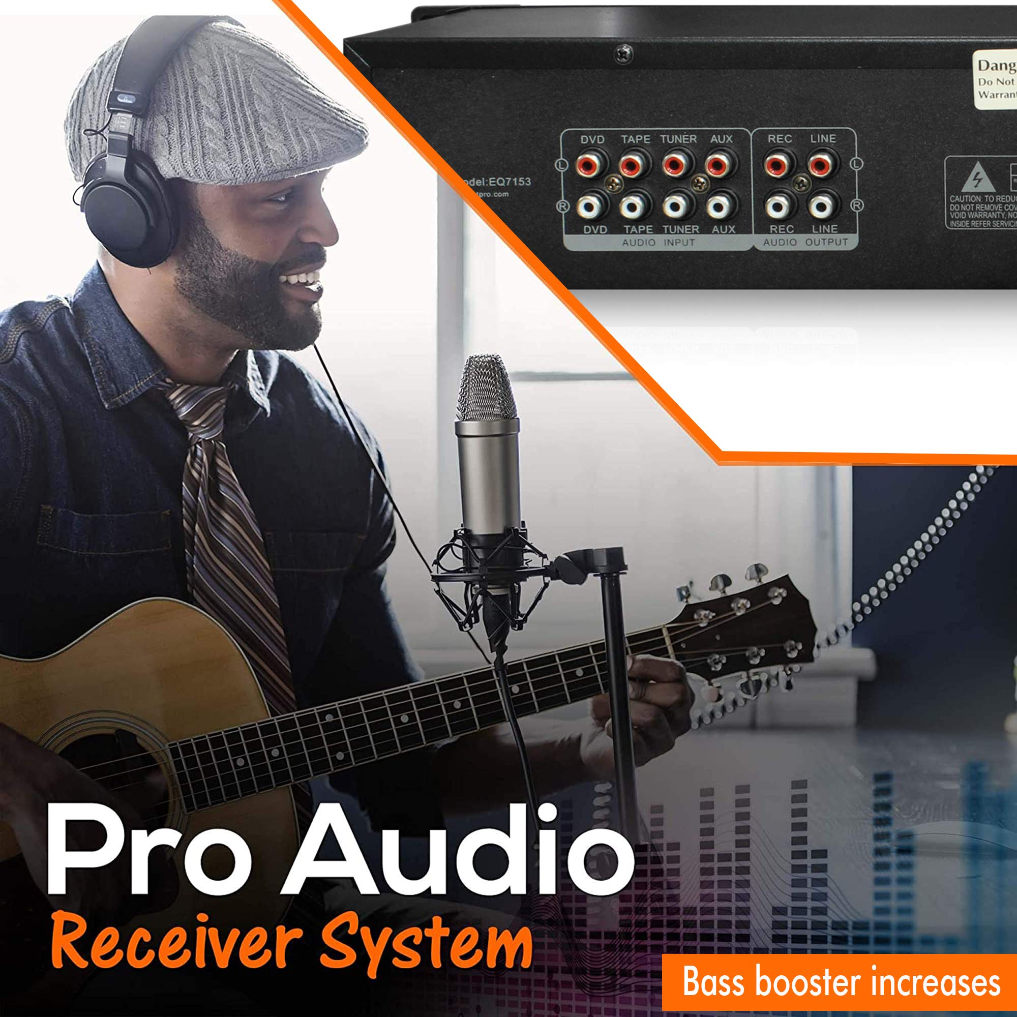 Technical Pro Dual 21 Band Professional Stereo Equalizer with Individual LED Indicators