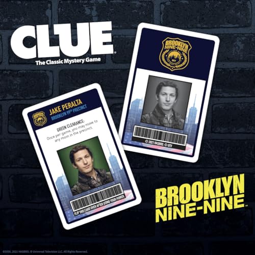 USAOPOLY CLUE Brooklyn Nine-Nine | Collectible Clue Board Game Featuring Comedy TV Show | Officially-Licensed Game About Brooklyn's 99th Precinct | Familiar Locations and Iconic Moments