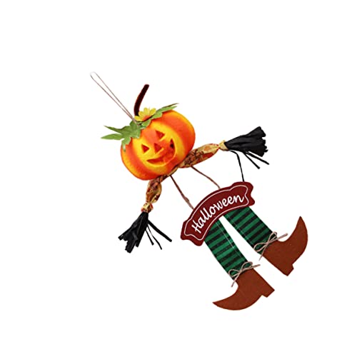TOGEVAL The Sign Pumpkin Door Signs Halloween Door Hanger Halloween Decor Wooden Coat Hanger Door Hanger Sign Door Hanger Hook Pumpkin Doorplate Listing Ornament Decorate Welcome Pendant