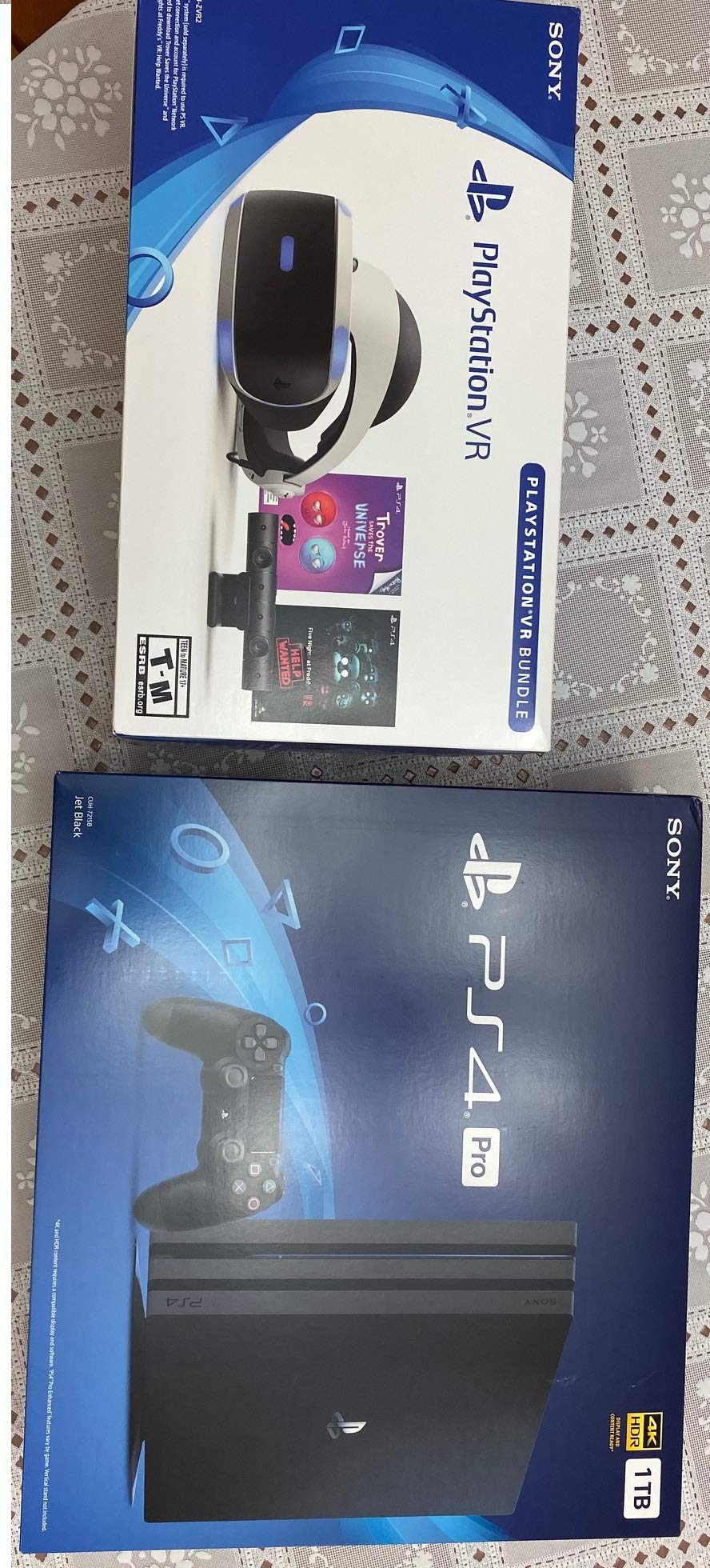 Sony PlayStation 4 Pro 1TB Console (4K HDR) and Playstation VR Gaming Bundle