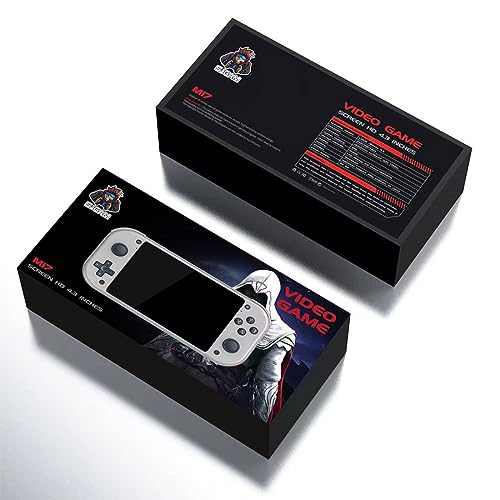 M17 Handheld Gaming Console, 4.3-inch 128G Retro Pandora Video Game Console Emulators with 20000 Games