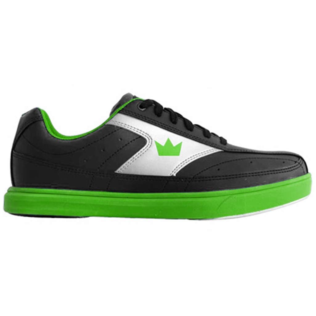 Brunswick Bowling Products Mens Renegade Bowling Shoes- M US, Black/Neon Green, 15