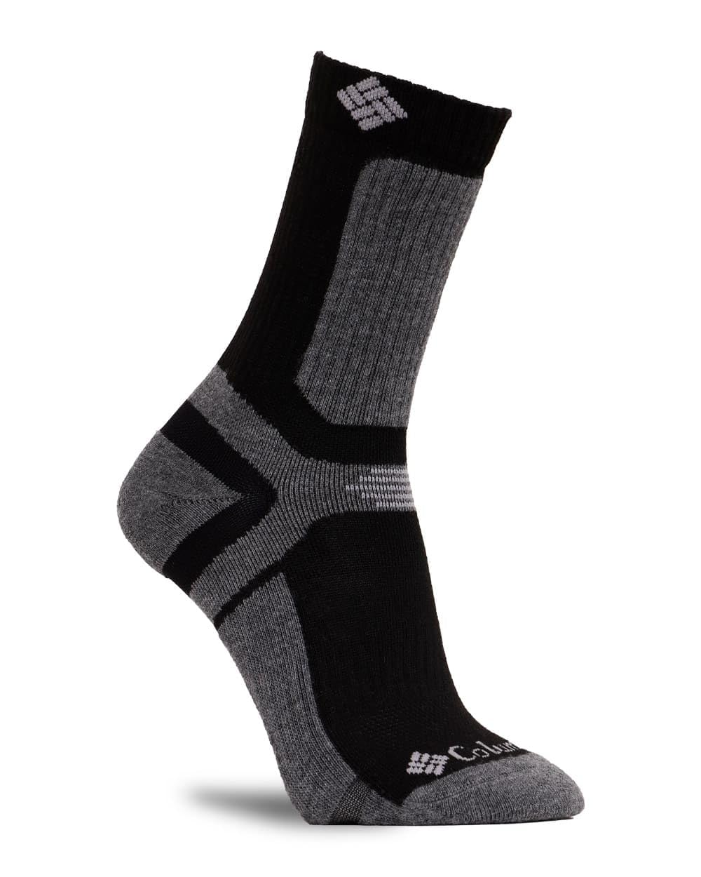 Columbia Unisex Hiking Ultra Lightweight Crop Crew Socks-1 Pair, Wild iris, S