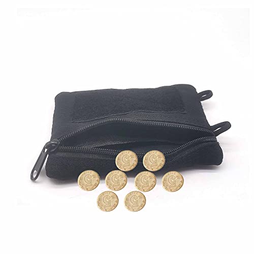 Tool EDC Pouch, EDC Pocket Organizer, Knife Case, EDC Pouch, Pocket Knife Case, Tactical Pouch Storage EDC Gears, Hold Flashlight, Pocket Knife, Tactical Pen, Notebook (Black,Only Bag)