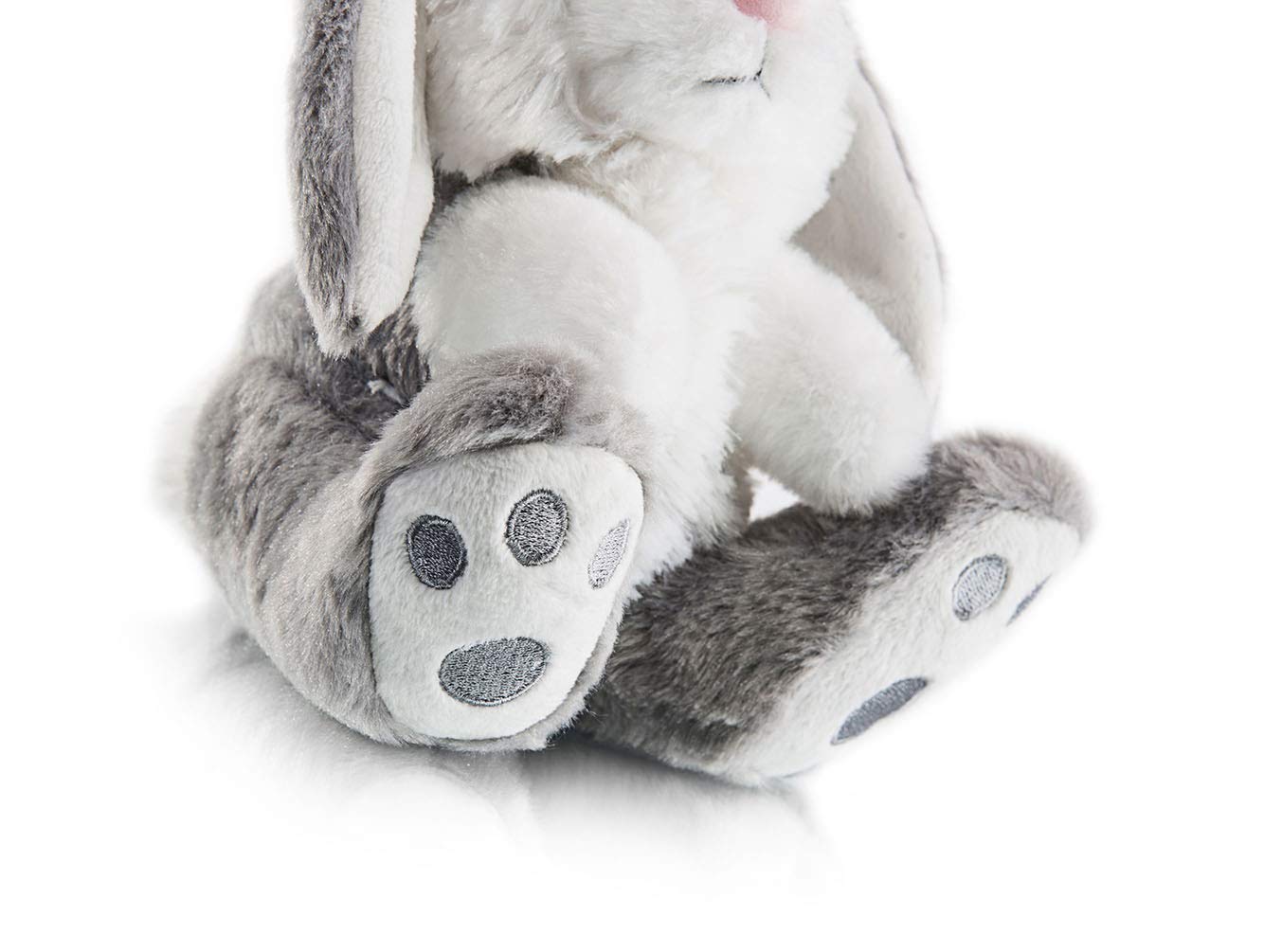 My OLi Bunny Rabbit Stuffed Animal Plush Bunny 8.5" Easter Stuffed Bunny with Floppy Ear Plush Rabbit Bedtime Friend Plush Toy Gifts for Girls Boys Kids, Gray