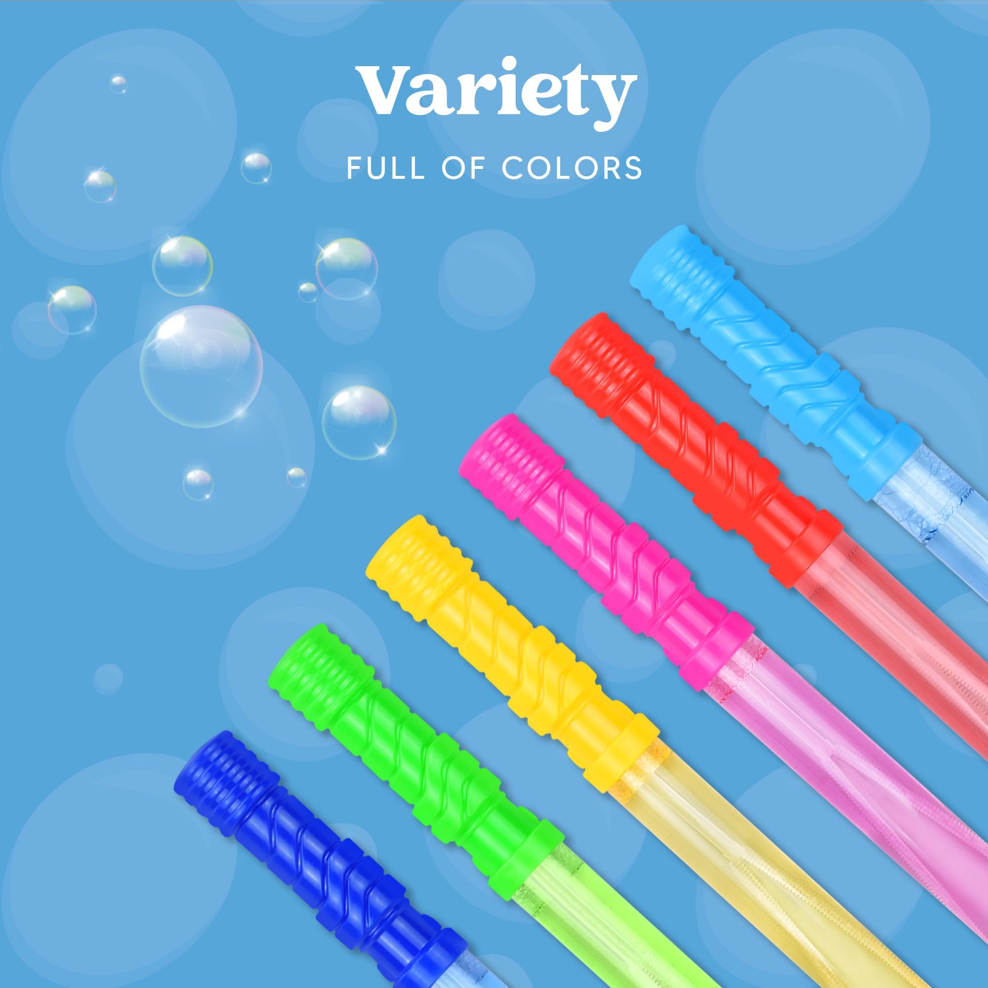 JOYIN 36 Pack 14.6ββ Big Bubble Wands Bulk, Bubble Blower for Kids, Bubble Blaster Party Favors, Easter, Birthday, Summer Outdoor & Indoor Activity