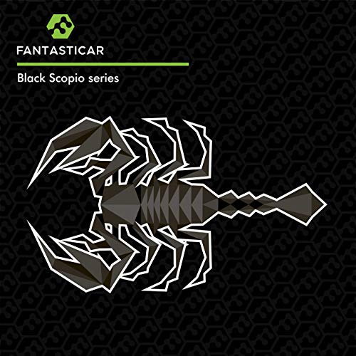 FantastiCAR 15 in 1 Multi-Tool, EDC Folding Pocket Knife with Premium Gift Box for Camping, Fishing, Hunting, Survival, Outdoor (Black)