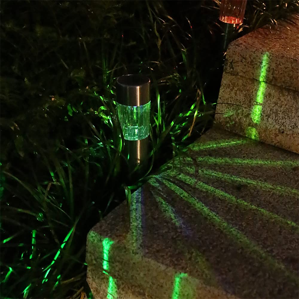ZHUANYIYI 3 Pieces, Outdoor Solar Waterproof Lights, Ground Plug Garden Lawn Landscape Lights, Home Garden Pavement Decorative Lights
