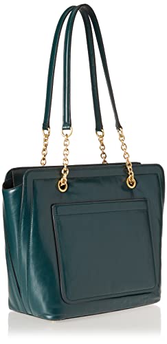 Calvin Klein Hailey Micro Pebble Top Zip Chain Tote, Hunter