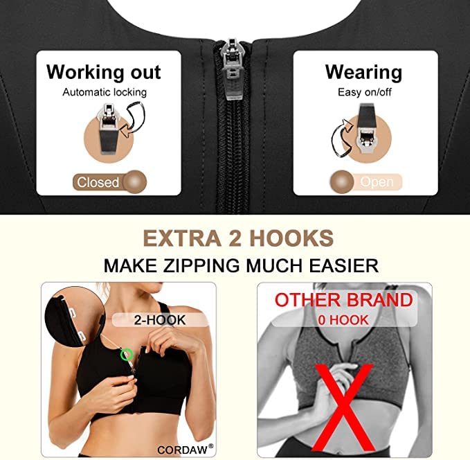 Cordaw Minimizer Bras for Women Seamless Yoga Bra Medium Impact Ultra Soft & Comfortable Underwear with Pads-Black XL