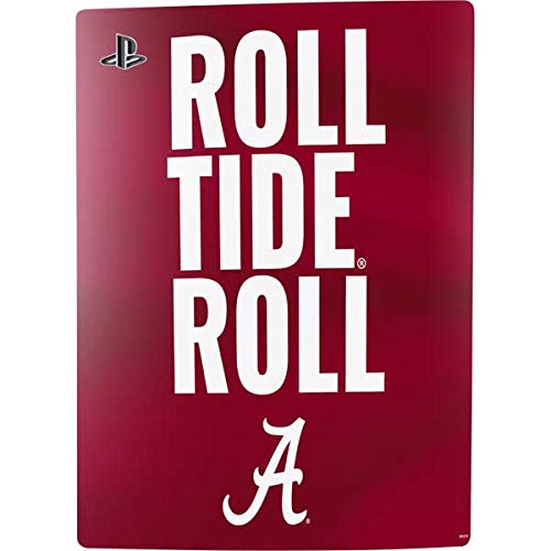 Skinit Decal Gaming Skin Compatible with PS5 Digital Edition Console + Controller - Officially Licensed College Alabama Roll Tide Roll Design
