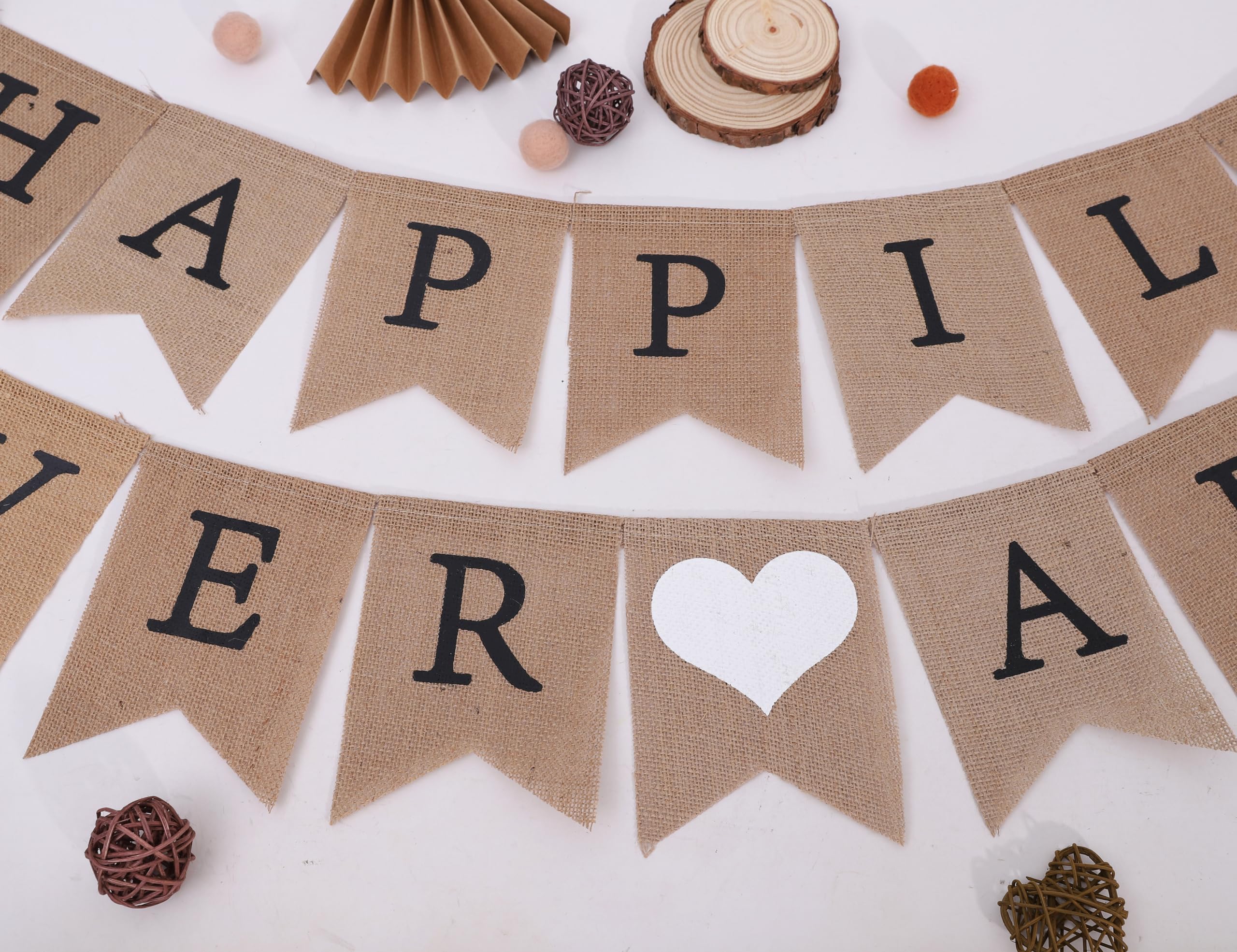 Happily Ever After Burlap Banner - Happily Ever After Bunting, Rustic Wedding Decor, Burlap Banner, Bridal Shower, Engagement, Just Married, Wedding Party Decorations, Rustic Country Bridal Shower