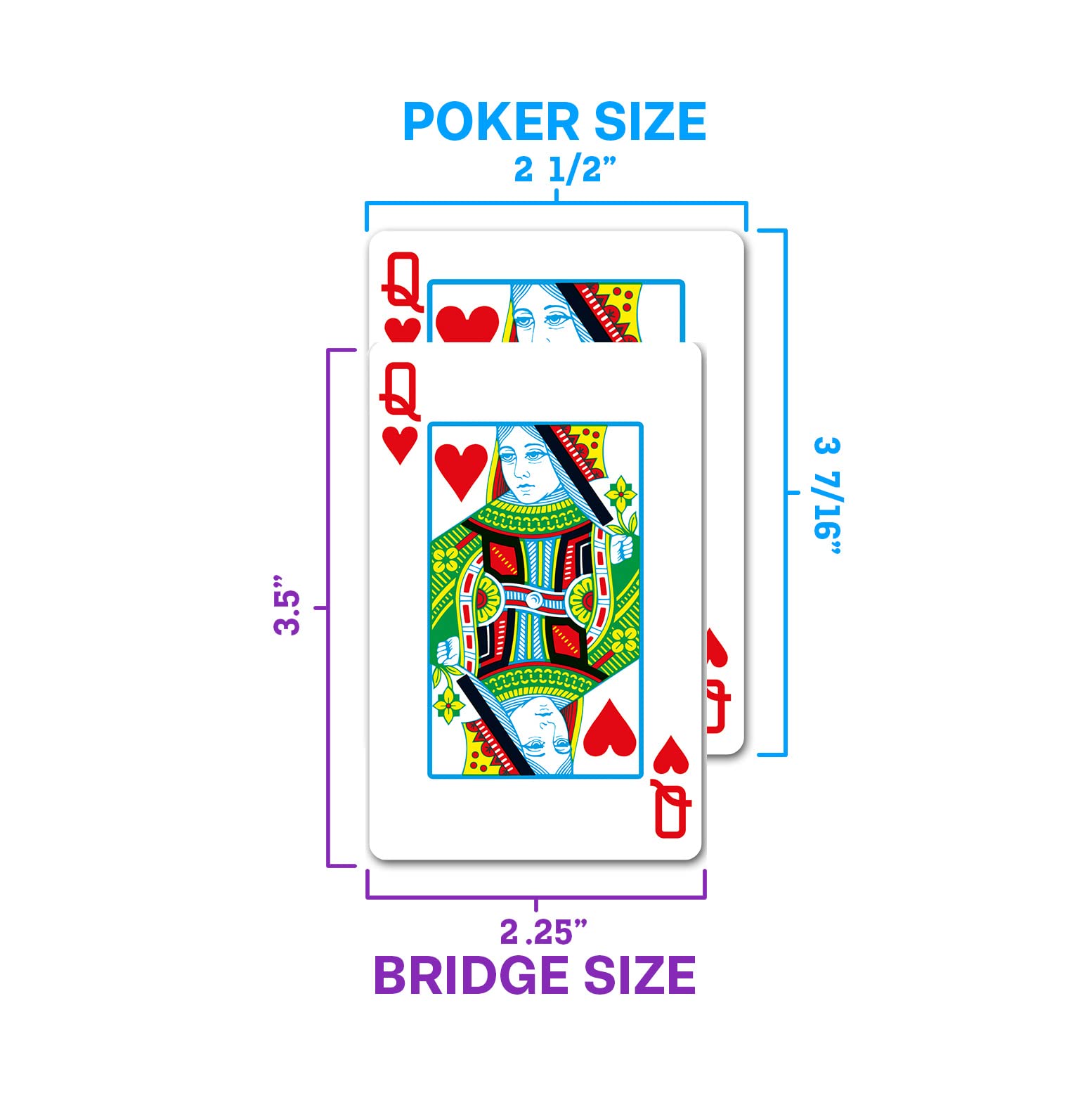 Copag Unique Luxury Design 100% Plastic Playing Cards, Poker Size Regular Index Purple/Grey Double Deck Set