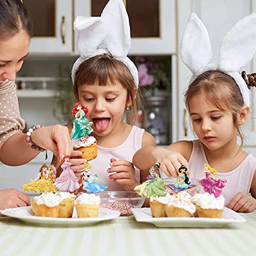 cartoon cake decoration princess theme party supplies (1+24)