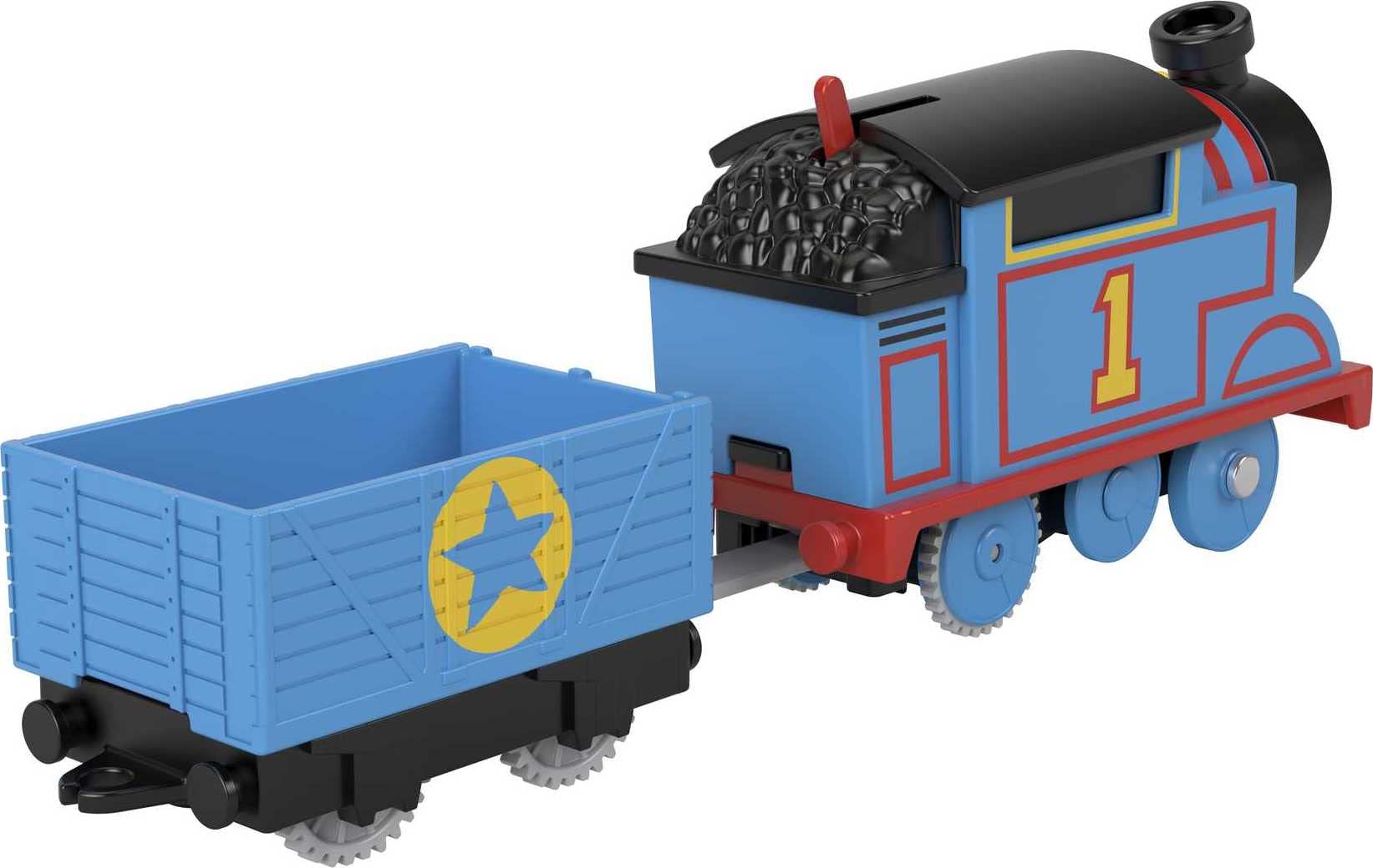 Thomas & Friends Motorized Toy Train Thomas Battery-Powered Engine with Cargo for Pretend Play Preschool Kids Ages 3+ Years