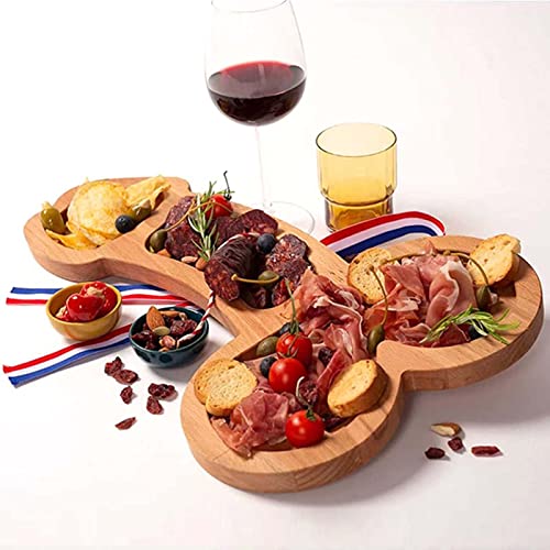 Charcuterie boards,Aperitif Board,Unique Charcuterie Boards,Personalized Cheese Board,Funny Cutlery Kitchen Wine Meat Cheese Platter Unique Women Gifts for Housewarming Bachelor Party (10 Inches/24cm)