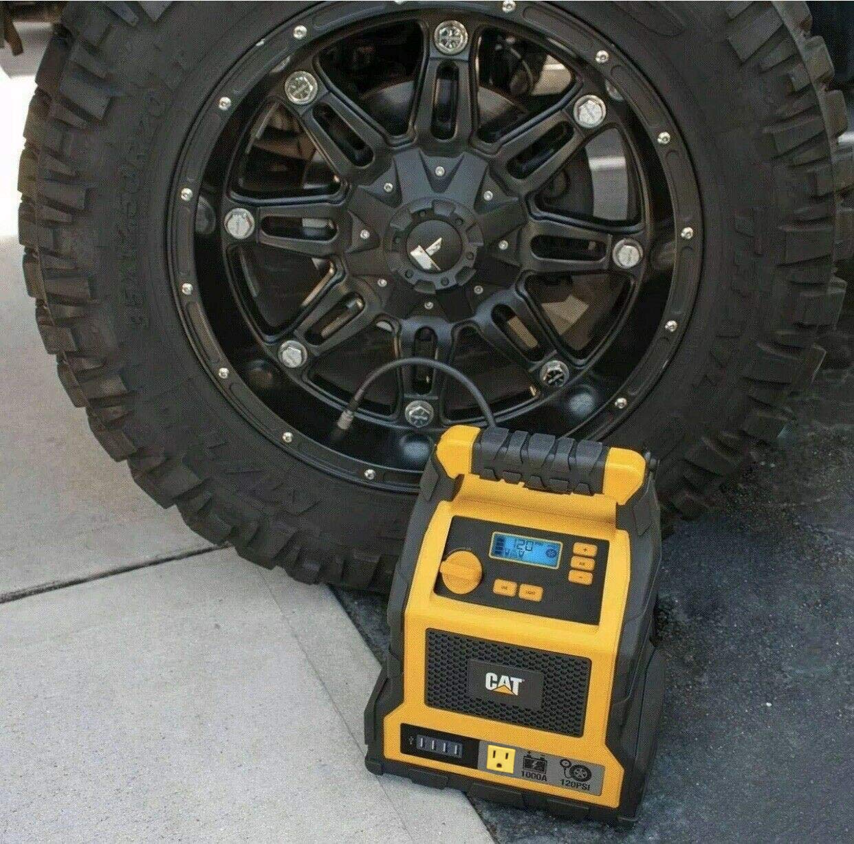 CAT - 3 in 1 Professional Power Station with Jump Starter and Compressor - 4 USB Ports and Outlet