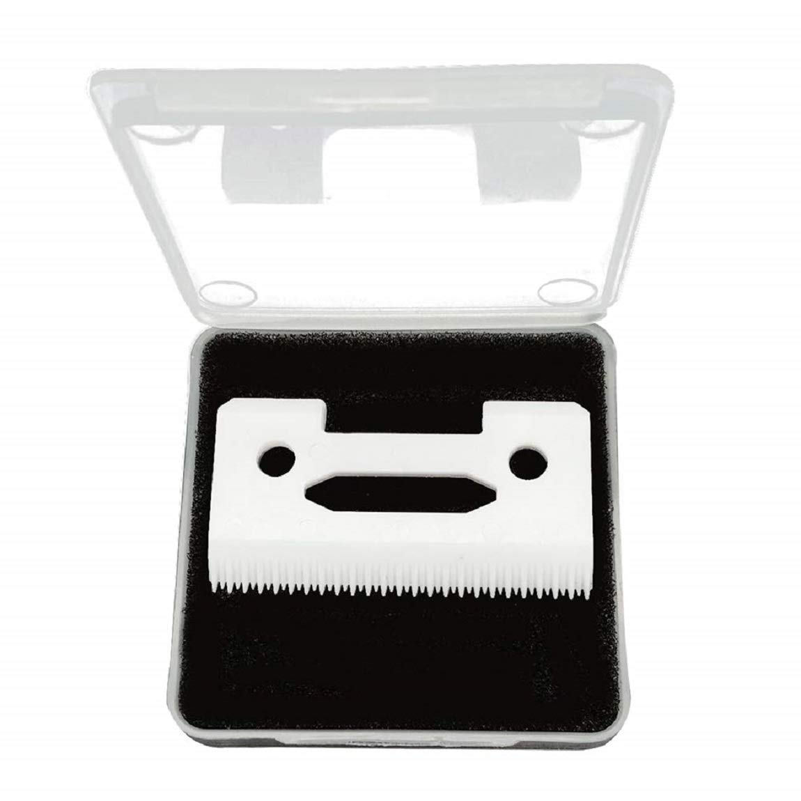 Ceramic Clipper Blade 2-Hole Double Crunch Teeth White - Whal ceramic blade for Magic Clip Senior Sterling Five Star-White Ceramic Blade Cutter-Upgrade