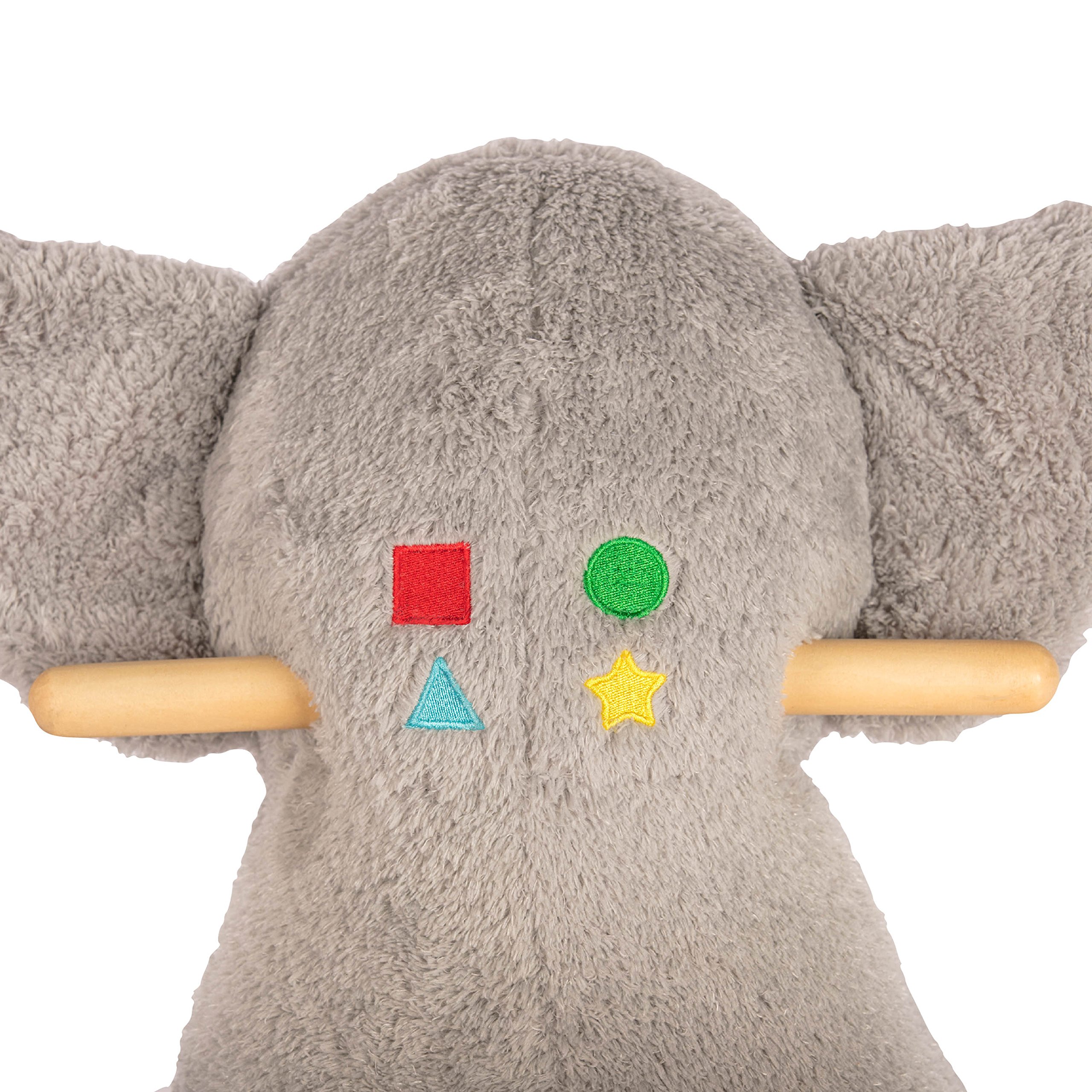 Rockin' Rider Ernie The Elephant Baby Rocker, Orange, Large