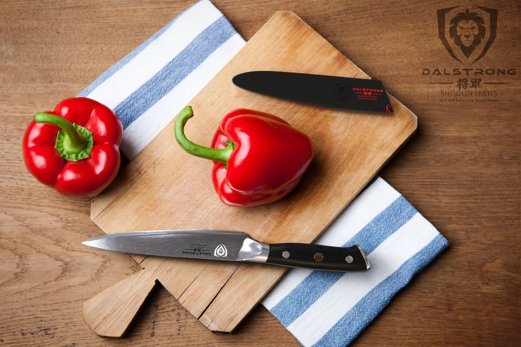Dalstrong Shogun Series 8" Chef Knife Bundled with 6" Utility Knife & 3.5" Paring Knife