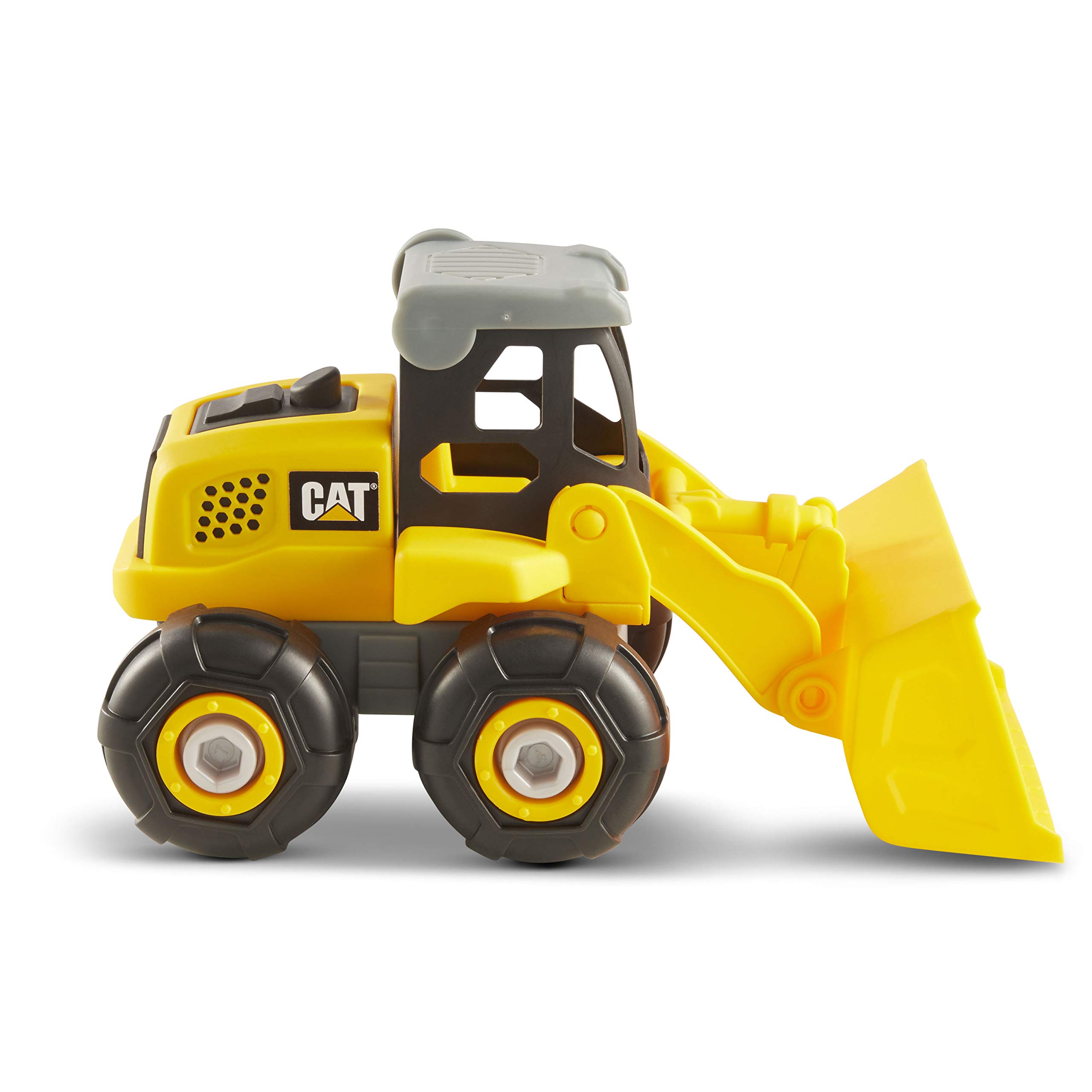 CAT Construction Toys, Construction Junior Crew, Build Your Own Wheel Loader Building Toy, Ages 3 and up