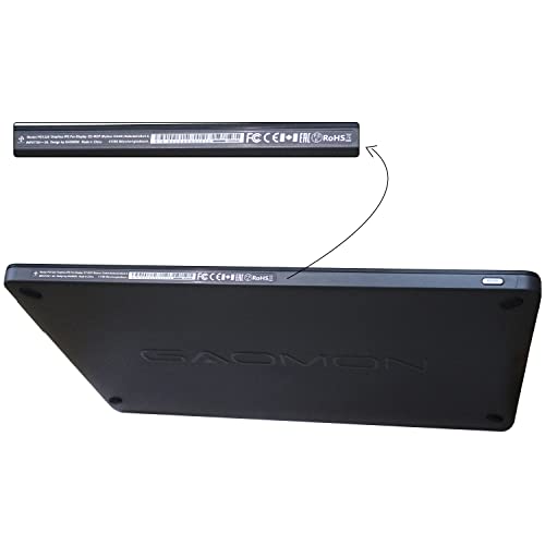 GAOMON PD1320 13.3 Inches Tilt Support Graphics Drawing Tablet with 86% NTSC Full-Laminated IPS Screen Pen Display-Gray