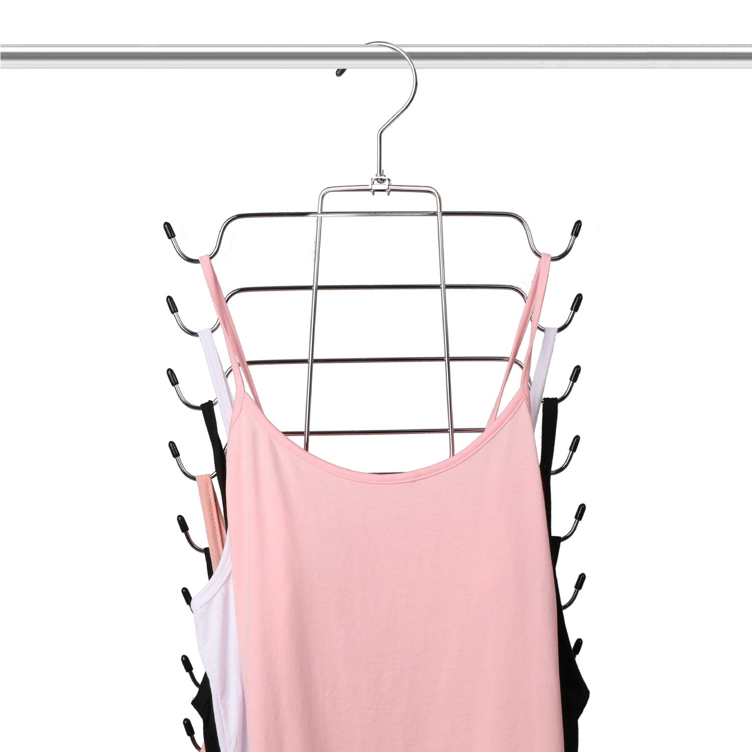 Magicool Cami Hanger Space Saving Hangers Closet Organizer for Tank Top, Cami, Bra, Pajamas, Strappy Dress,Bathing Suit