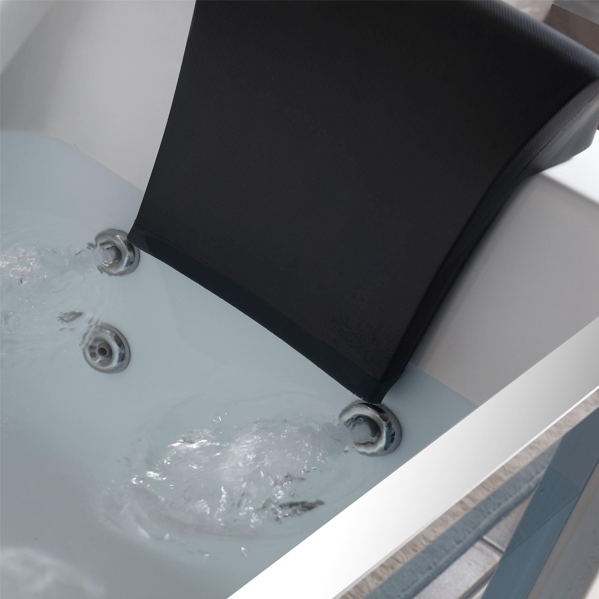 Empava Acrylic Whirlpool Bathtub Hydro-massage Soaking SPA Chromatherapy Jets Tub 59JT408